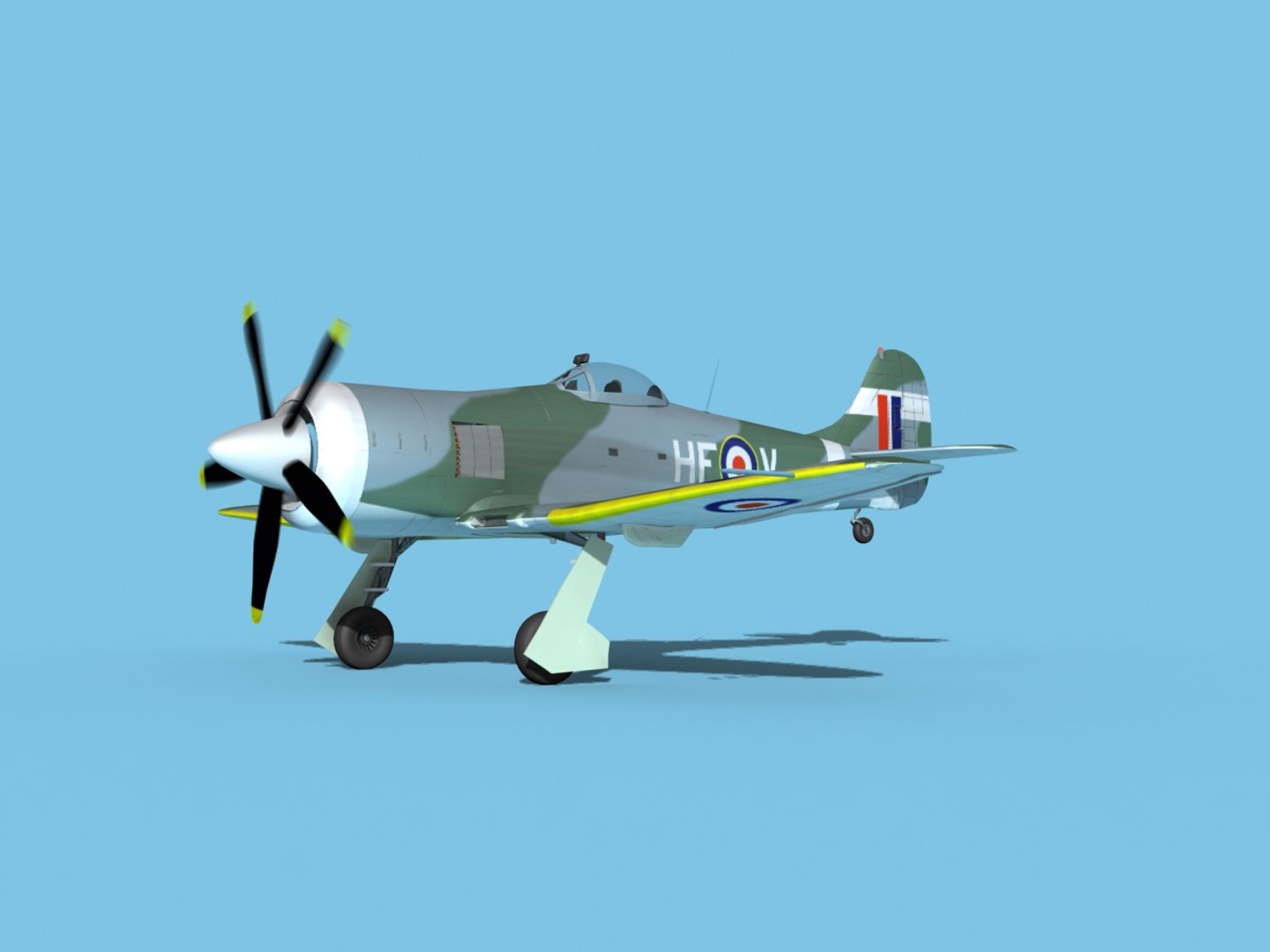 3D Propeller Hawker Tempest - TurboSquid 1489297