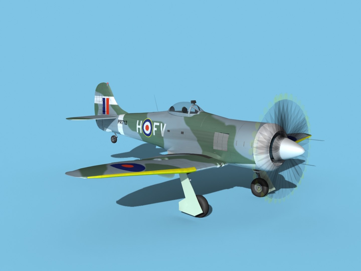 3D Propeller Hawker Tempest - TurboSquid 1489297