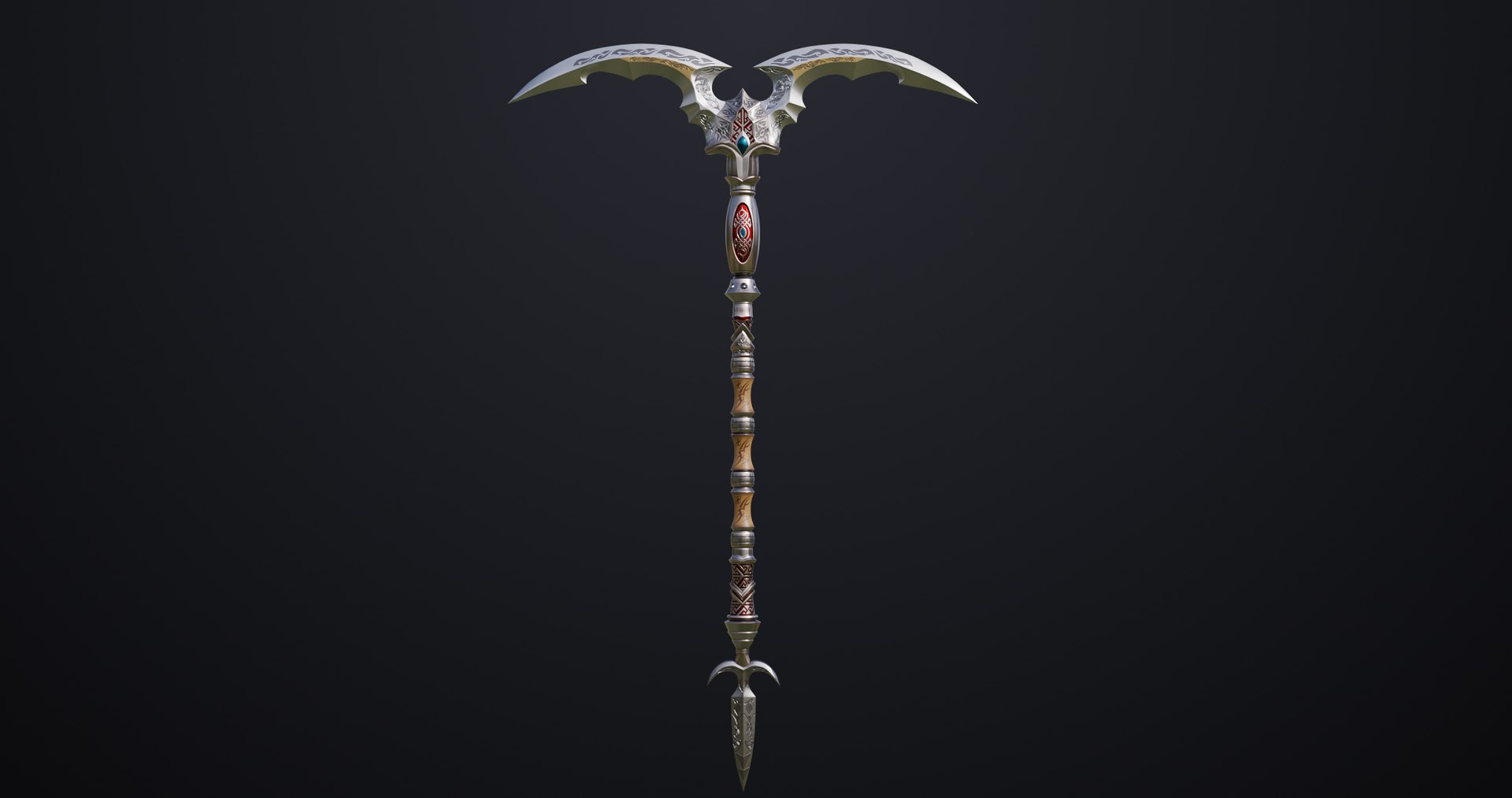 3 Medieval Battle Axes All PBR Unity UE Textures Included 3D Model ...