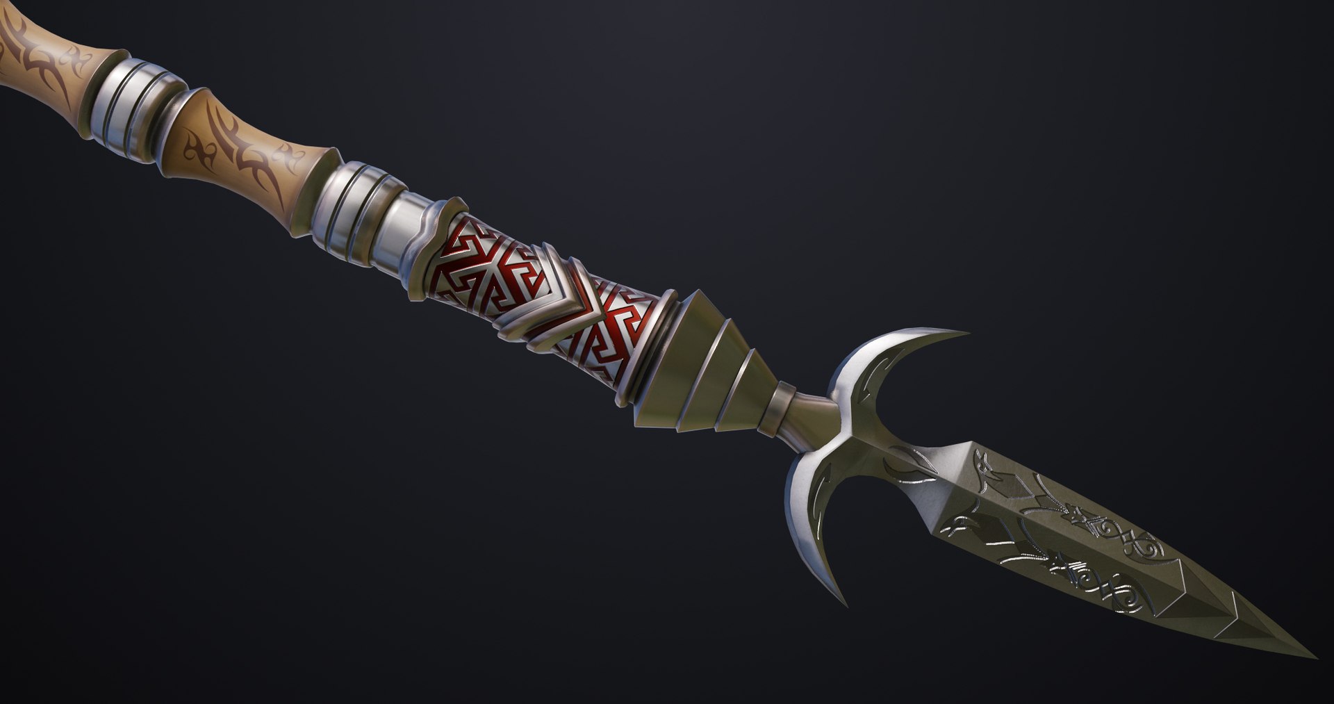 3 Medieval Battle Axes All PBR Unity UE Textures Included 3D Model ...