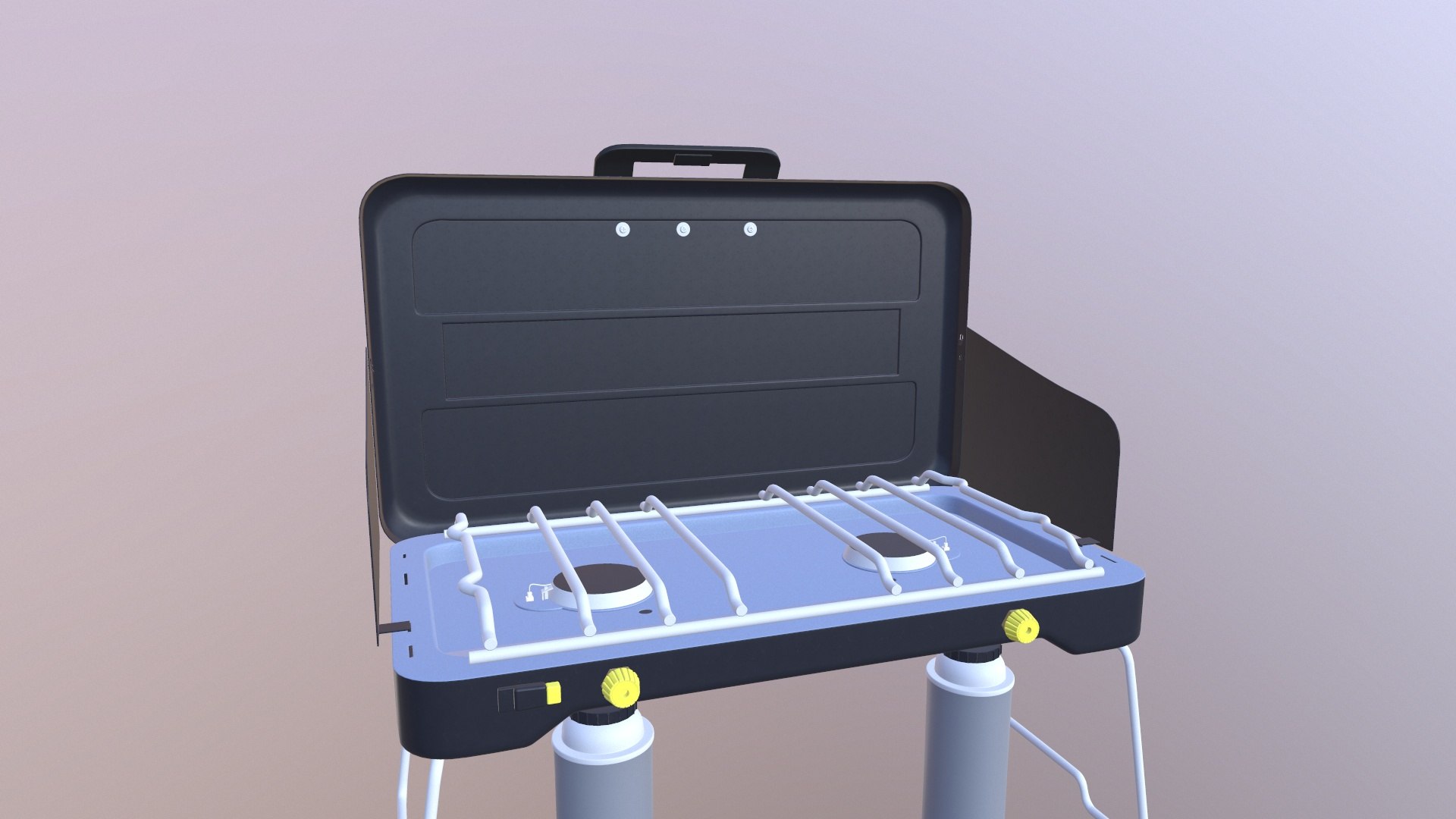 3D Model Petromax Gas Table Double Burner - TurboSquid 2191011
