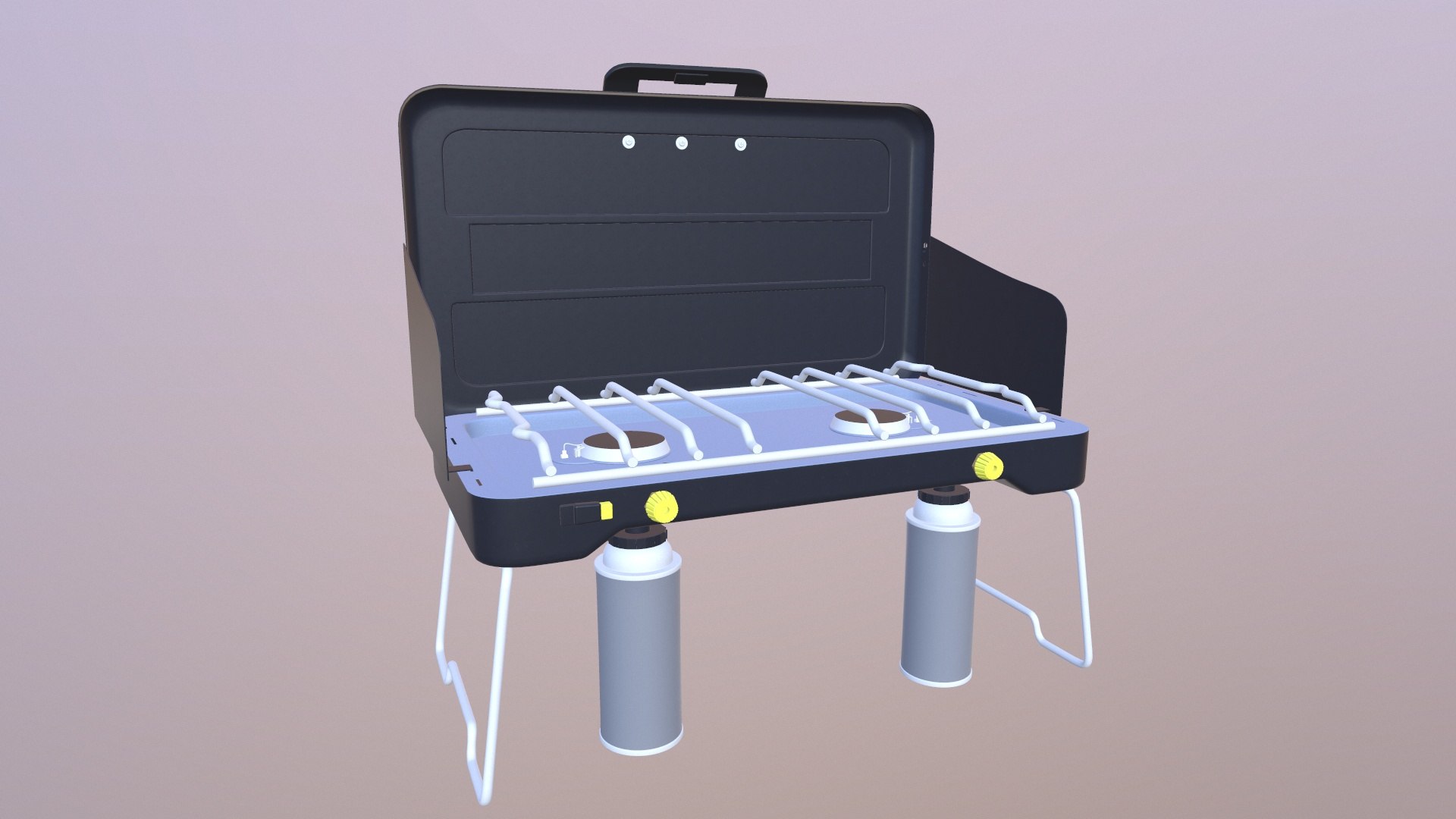 3D Model Petromax Gas Table Double Burner - TurboSquid 2191011