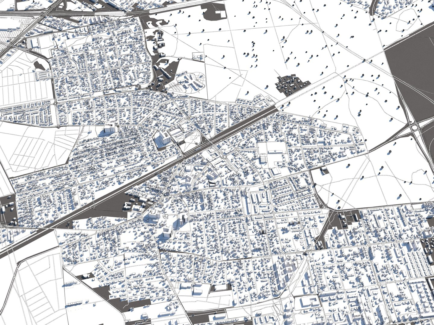 3D Buildings Houses Maps Model - TurboSquid 1553488