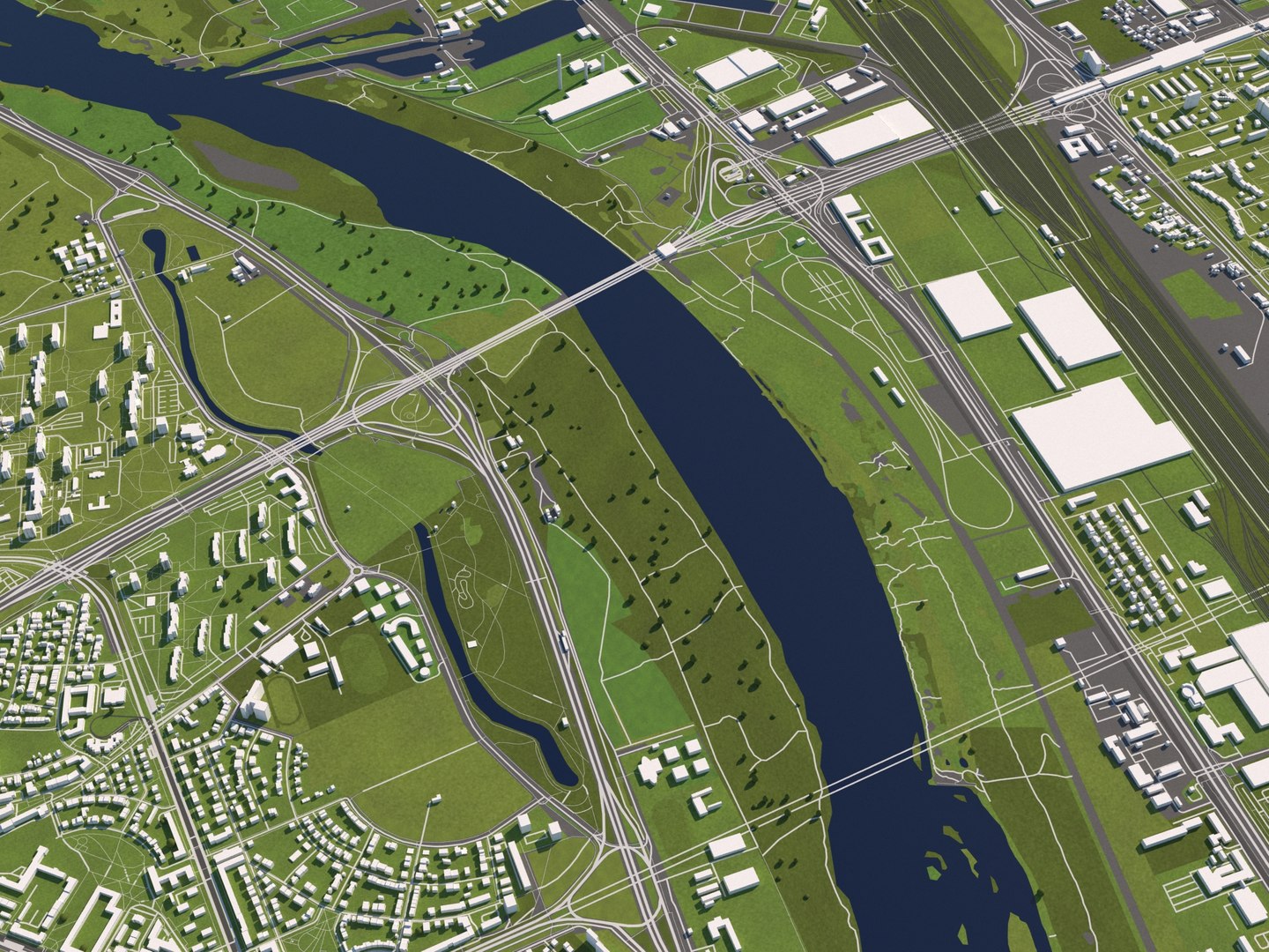 3D Buildings Houses Maps Model - TurboSquid 1553488