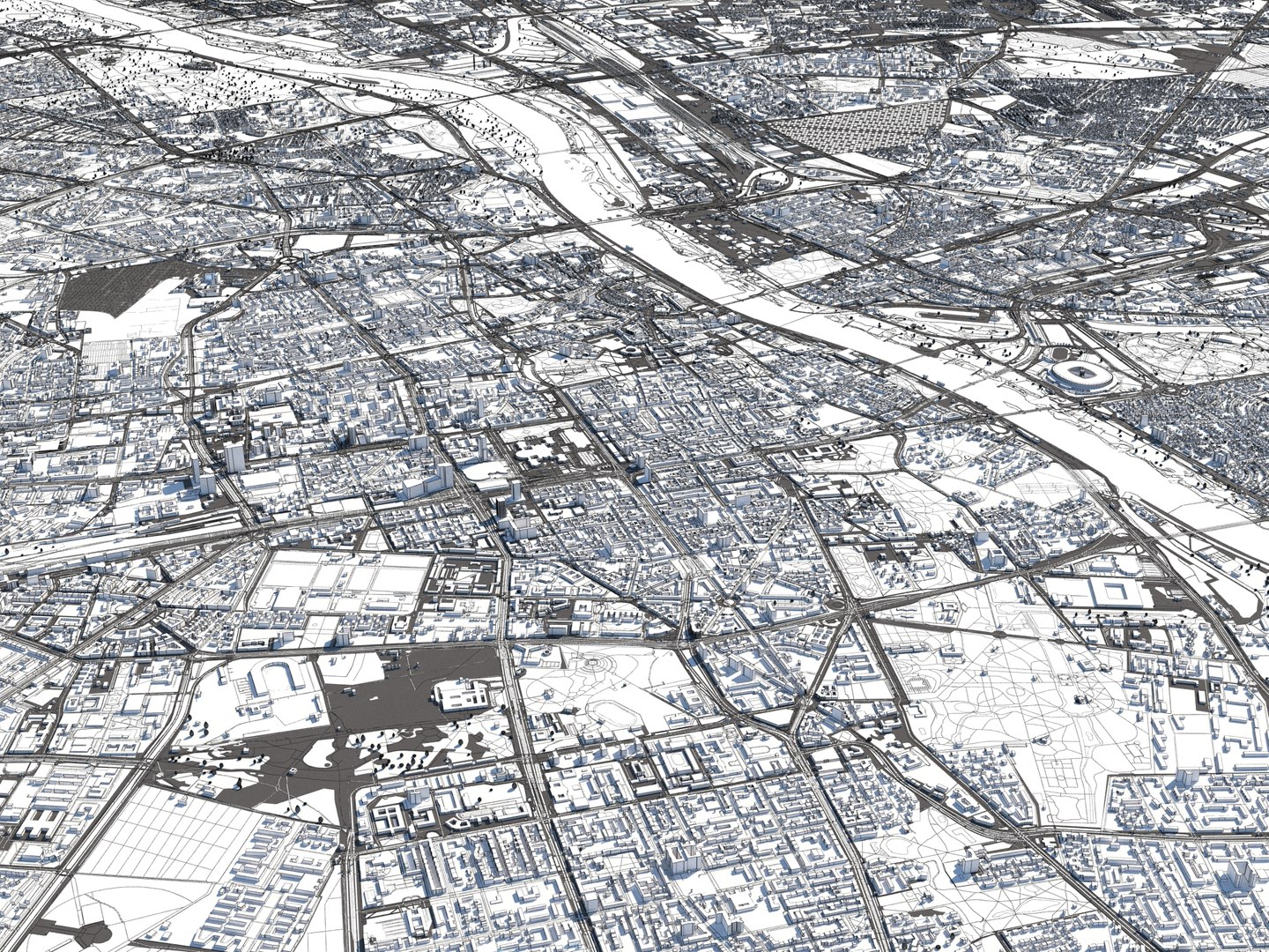 3D Buildings Houses Maps Model - TurboSquid 1553488