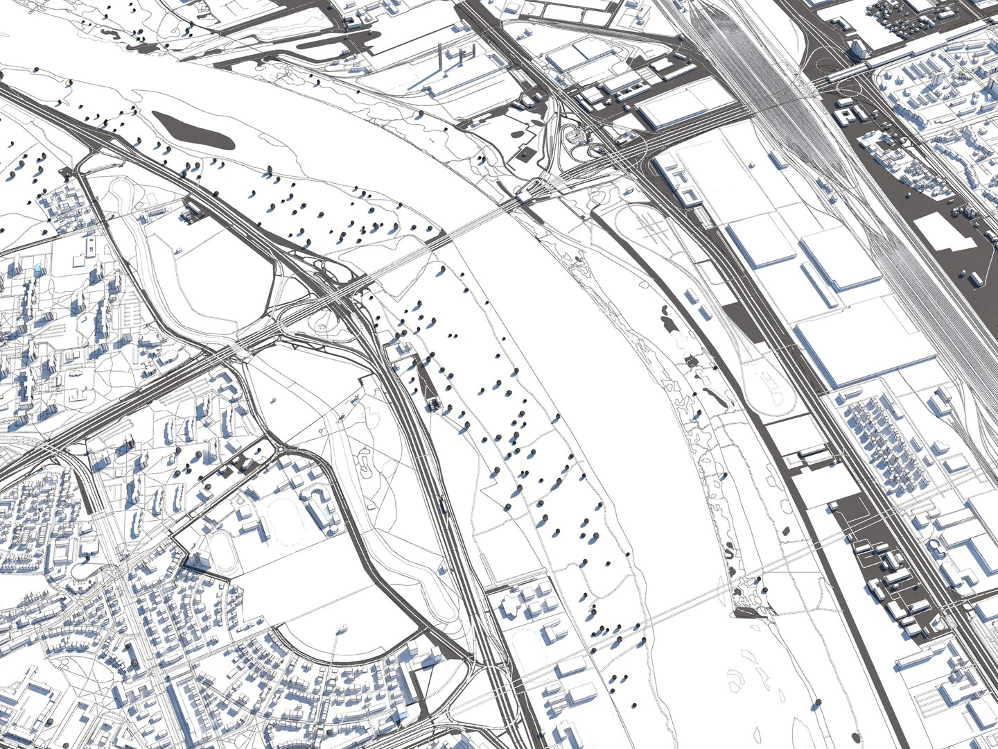 3D Buildings Houses Maps Model - TurboSquid 1553488