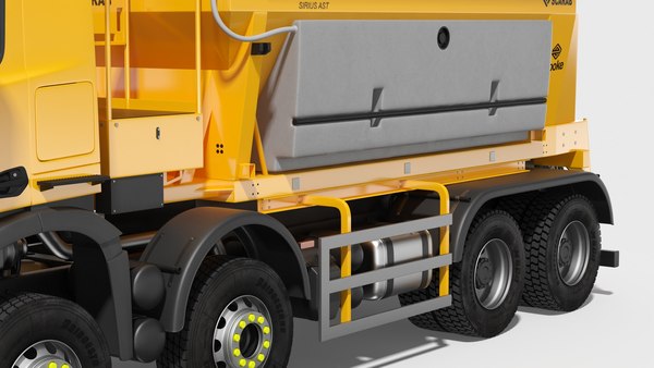 modelo 3d Camión Gritter Mercedes Benz 8x6 Arocs - TurboSquid 1681354