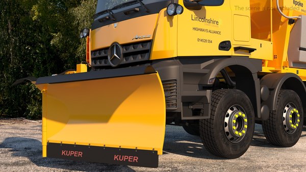 modelo 3d Camión Gritter Mercedes Benz 8x6 Arocs - TurboSquid 1681354
