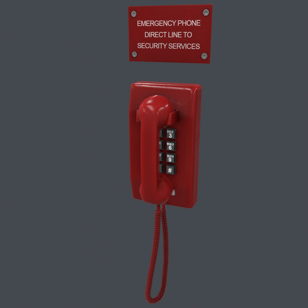 3d emergency phone