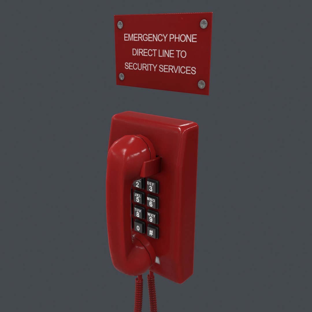 3d emergency phone