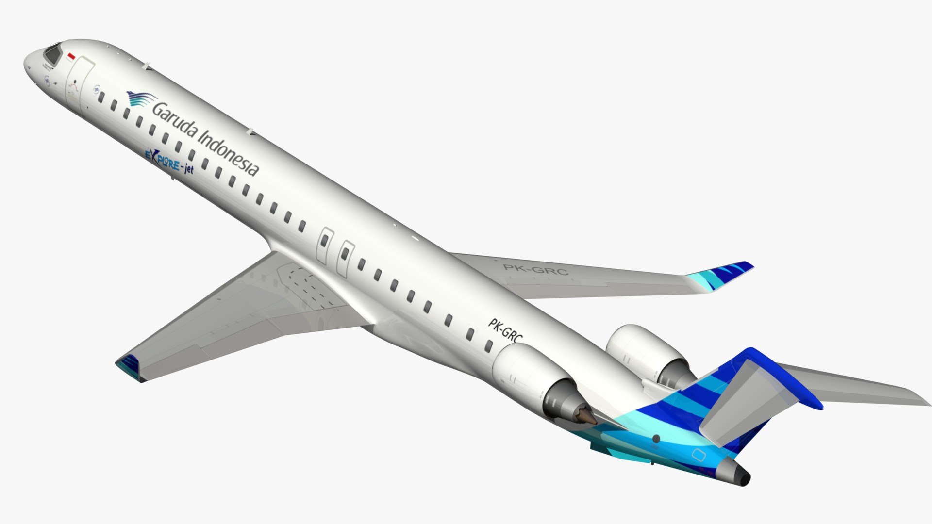 Garuda Indonesia 3D - TurboSquid 1171545