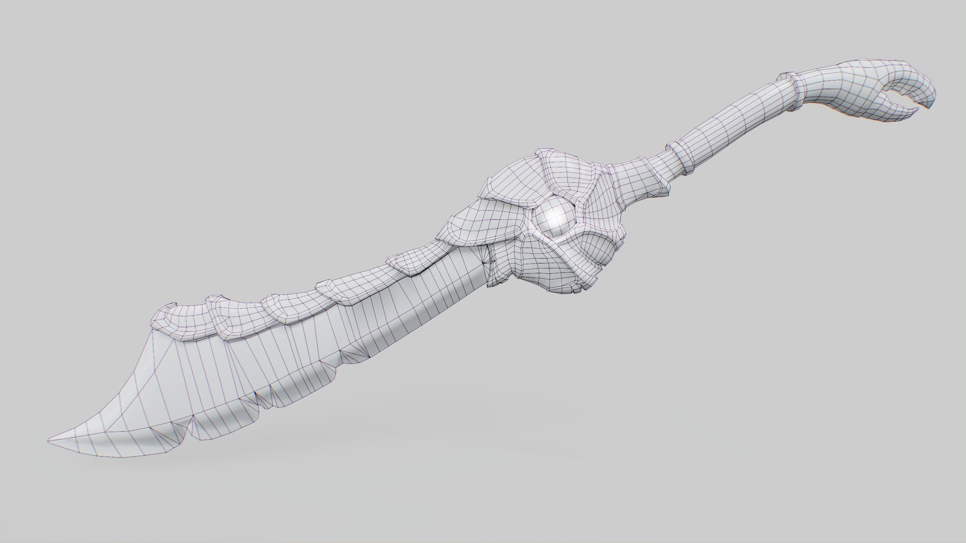 Neptunes Razor - Stylized Fantasy Sword 3D model - TurboSquid 1782728