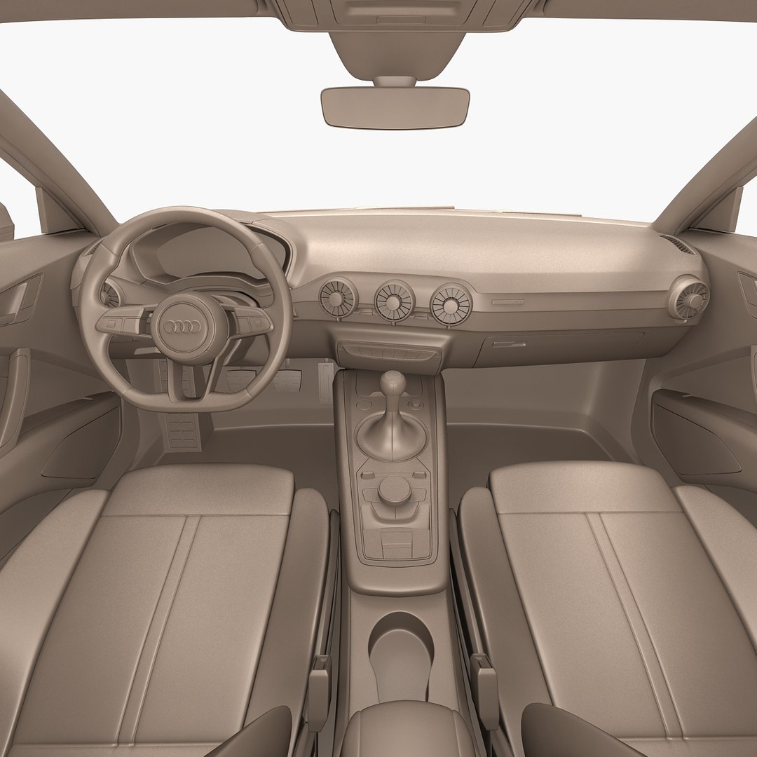 2015 Audi Tt Interior 3d Model