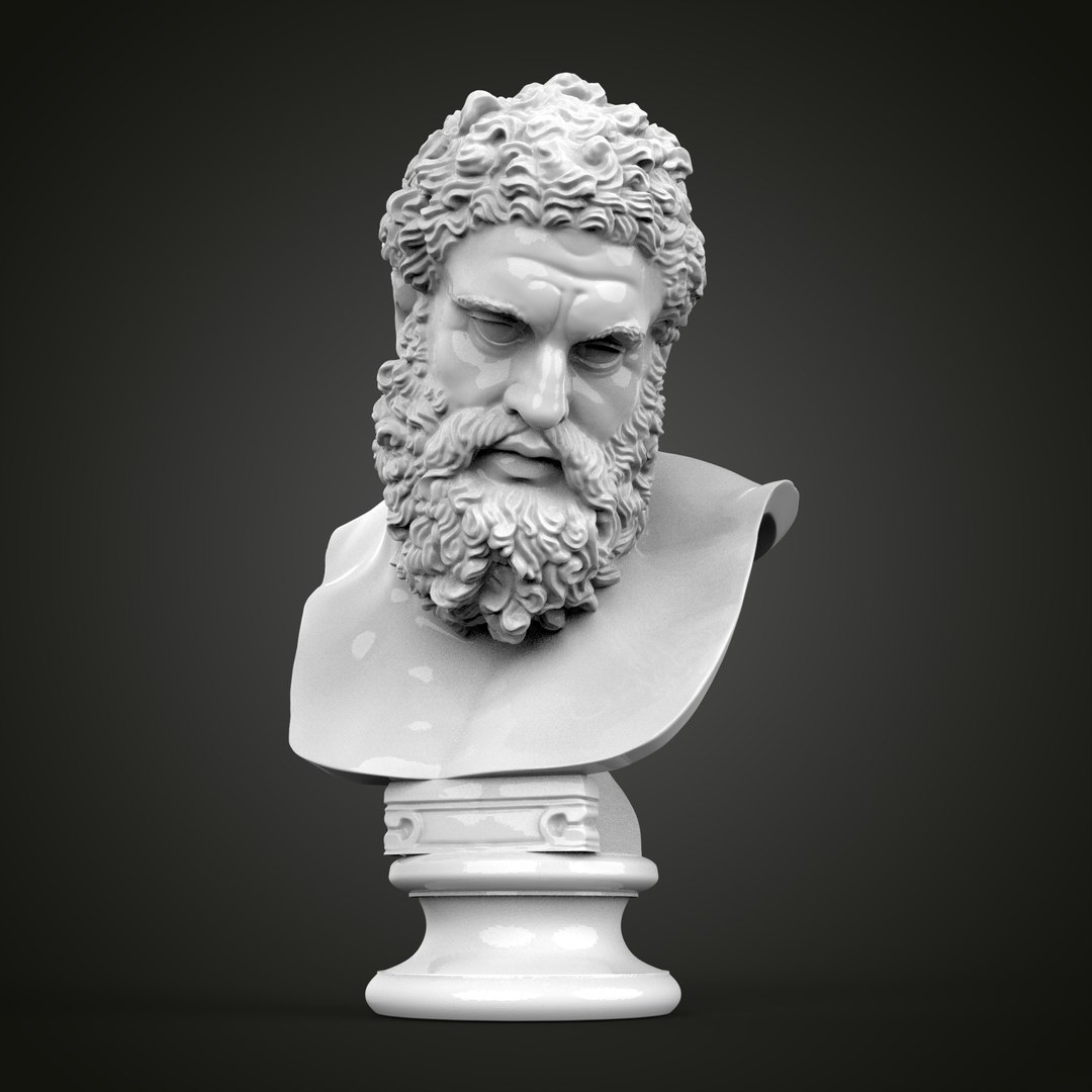 Hercules Bust 3D - TurboSquid 1872266