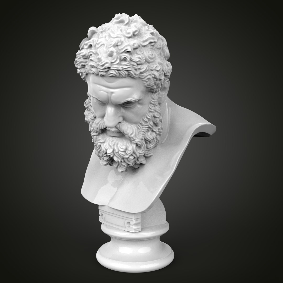 Hercules Bust 3D - TurboSquid 1872266