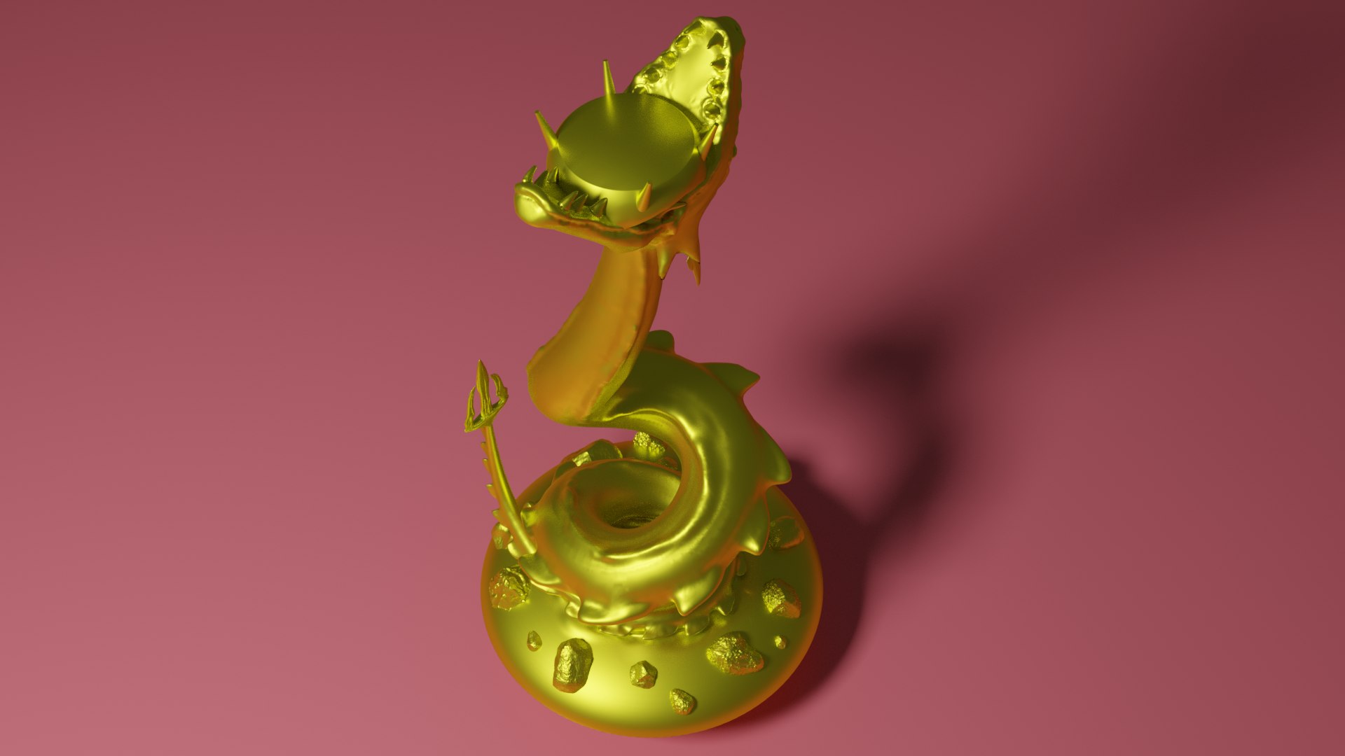 Dragon Candlestick - Candle Holder model - TurboSquid 1813024