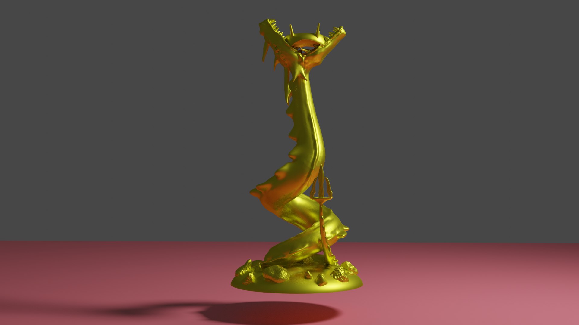 Dragon Candlestick - Candle Holder model - TurboSquid 1813024