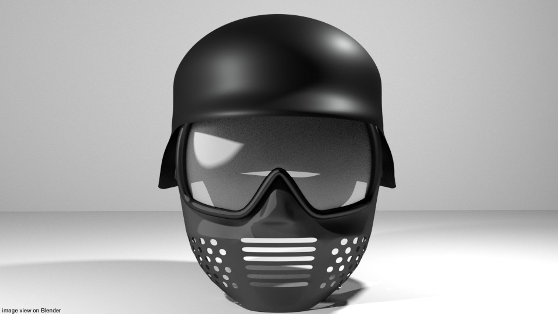 Facemask Mask Paint 3D Model - TurboSquid 1229068