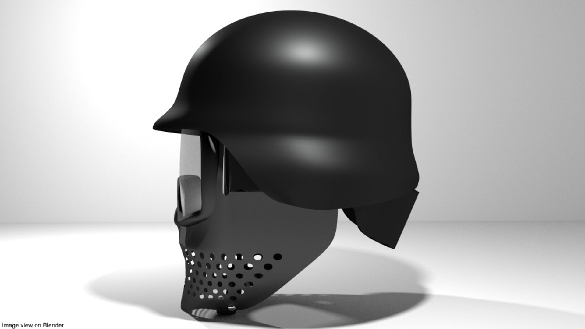 Facemask Mask Paint 3D Model - TurboSquid 1229068