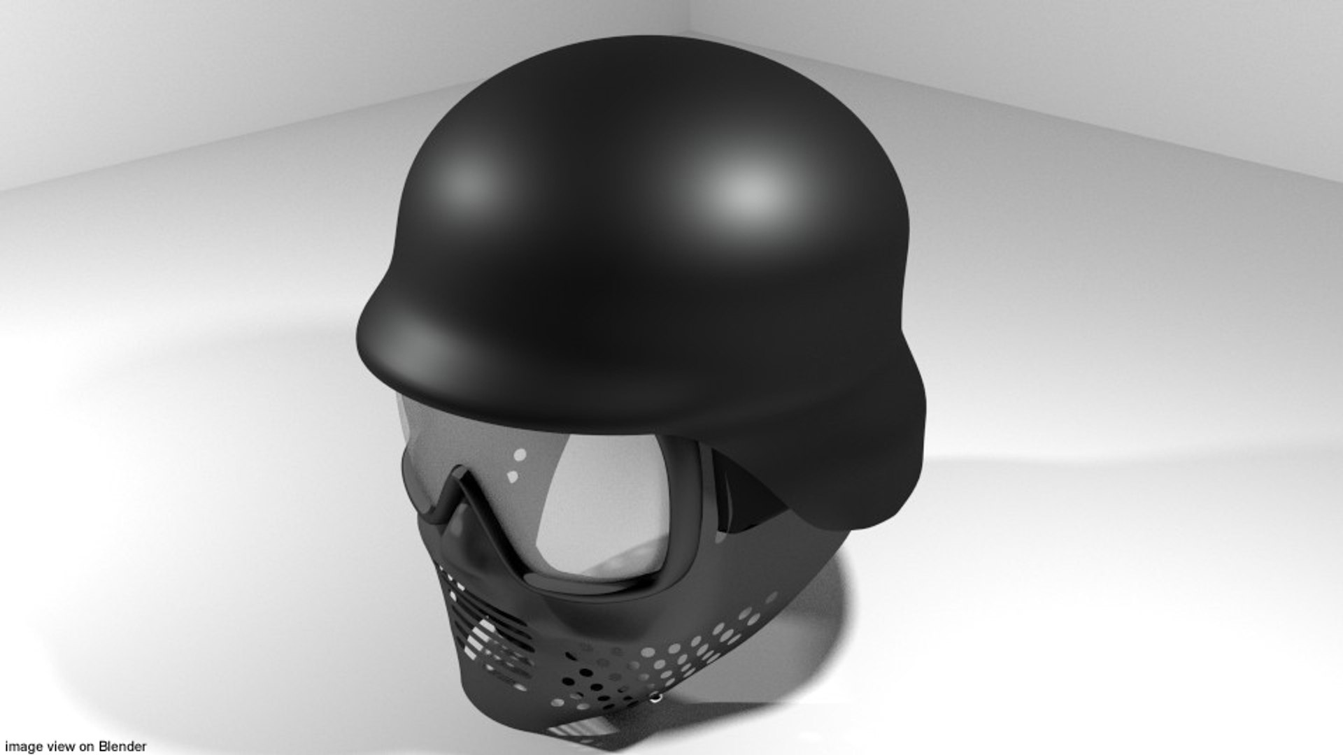 Facemask Mask Paint 3D Model - TurboSquid 1229068