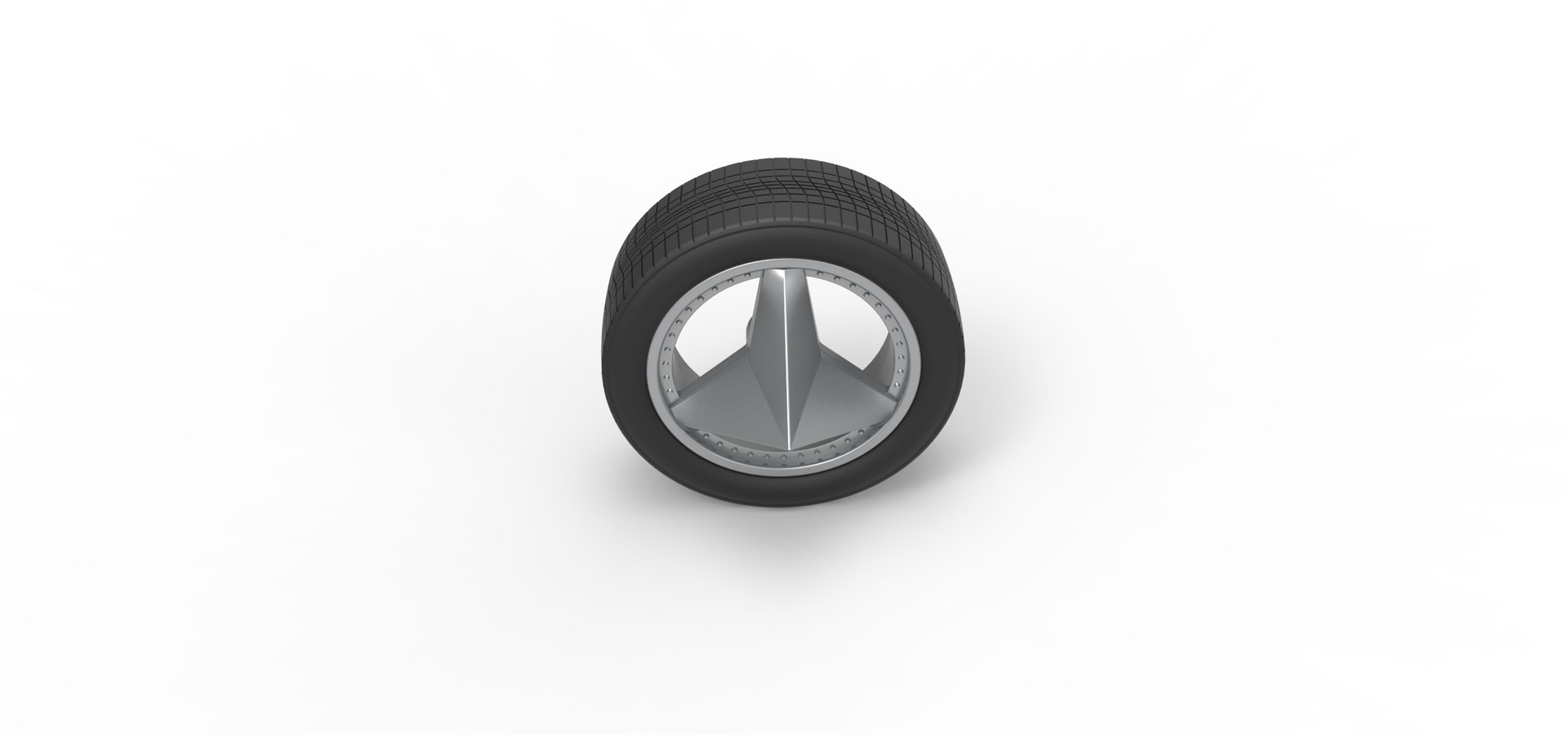 Diecast Car Wheel 8 Scale 1 To 25 3D Model - TurboSquid 2206205