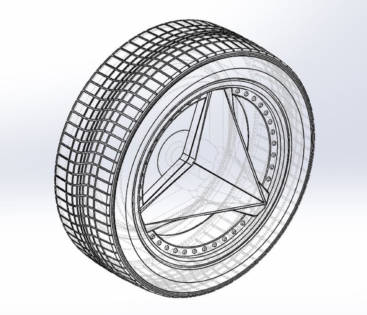Diecast Car Wheel 8 Scale 1 To 25 3D Model - TurboSquid 2206205