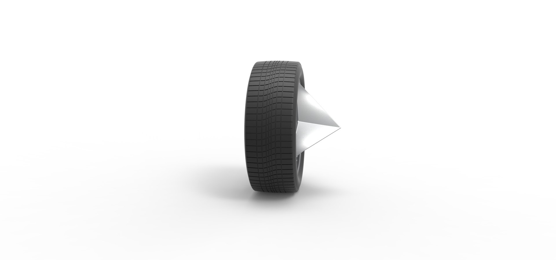 Diecast Car Wheel 8 Scale 1 To 25 3D Model - TurboSquid 2206205