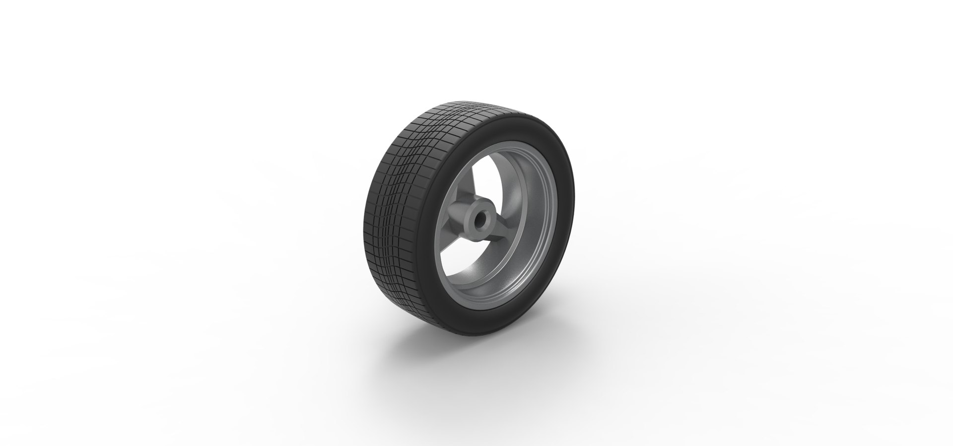 Diecast Car Wheel 8 Scale 1 To 25 3D Model - TurboSquid 2206205