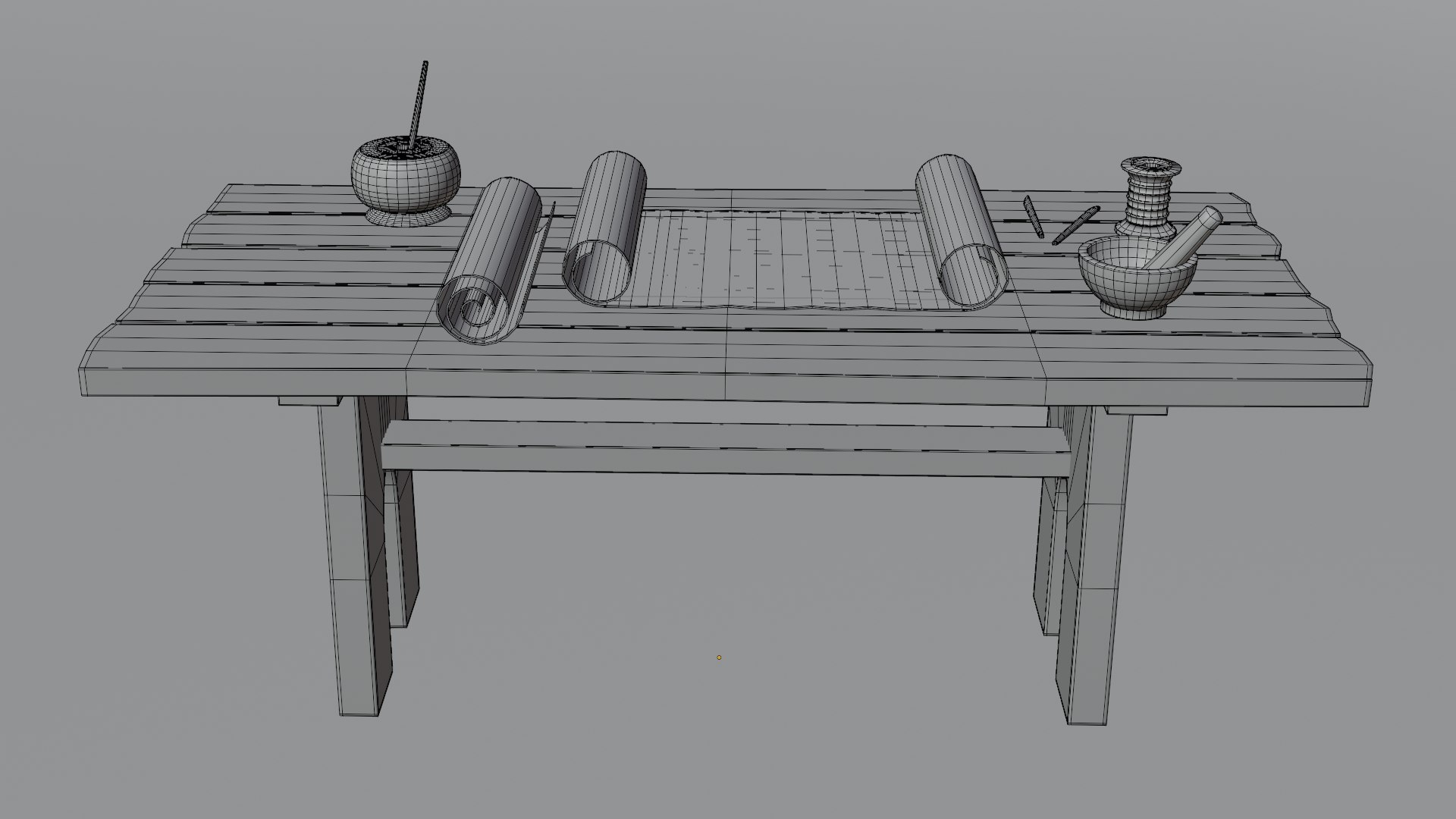 3D Ancient Instruments Of Writing - TurboSquid 1792088