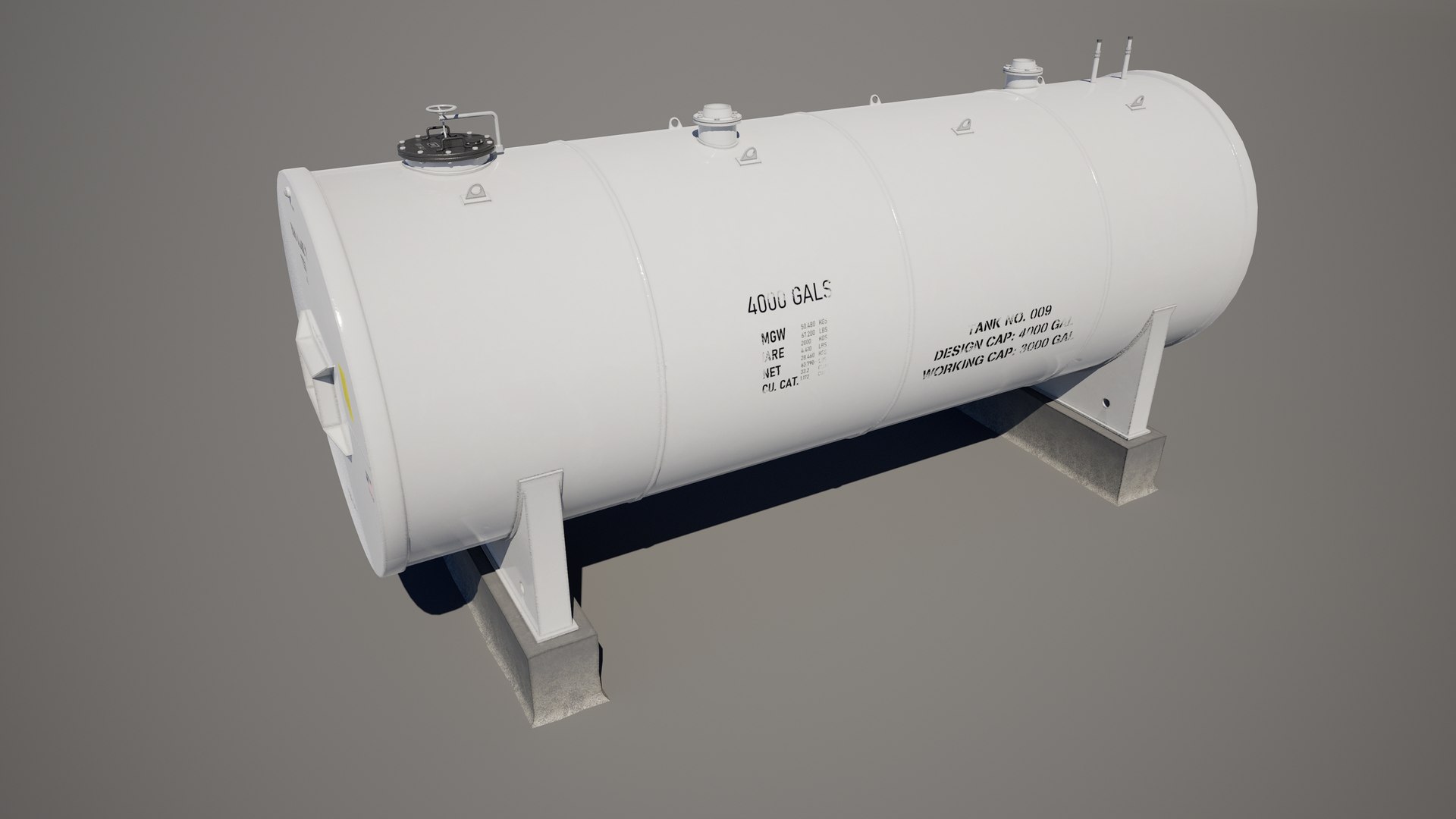 Fuel Gas Tank 3D Model - TurboSquid 2499538