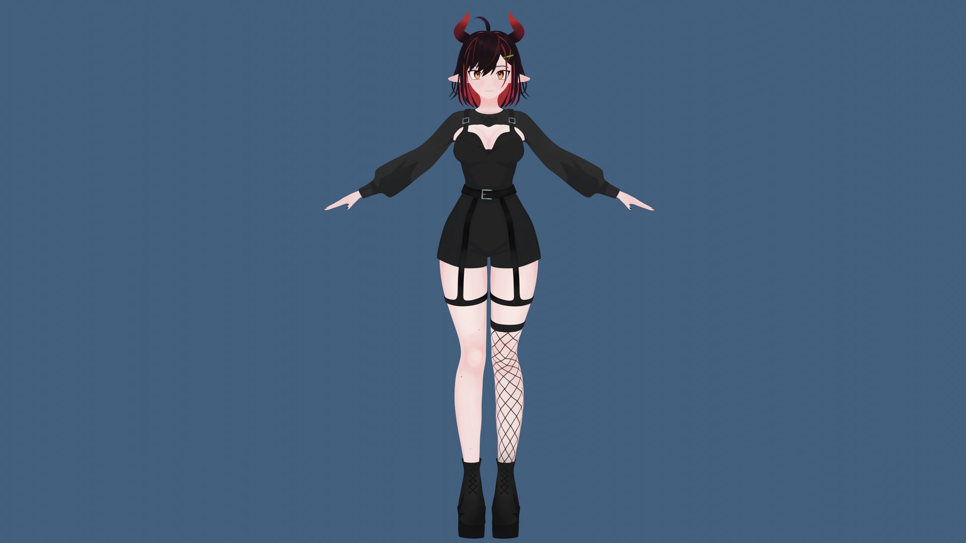 3D Handpainted Vtuber 3D Girl Model - TurboSquid 2411947