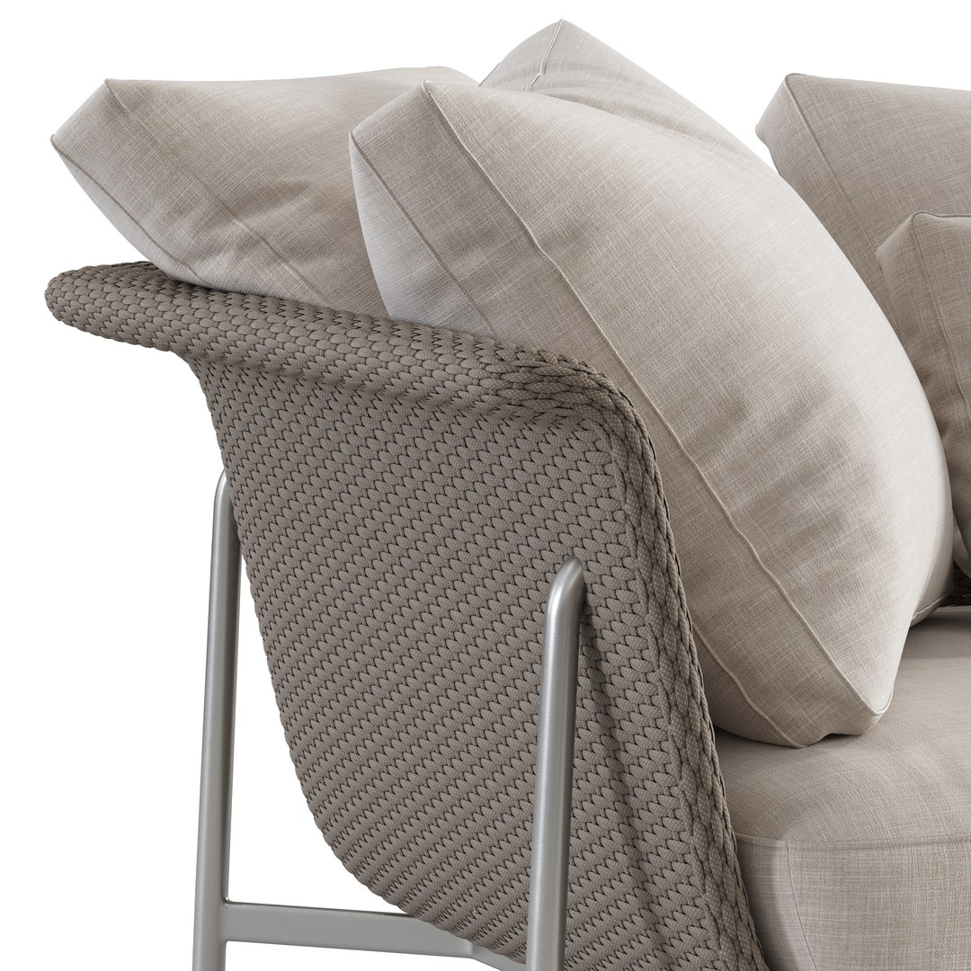 Gina 2-seat Sofa 3D Model - TurboSquid 1483088