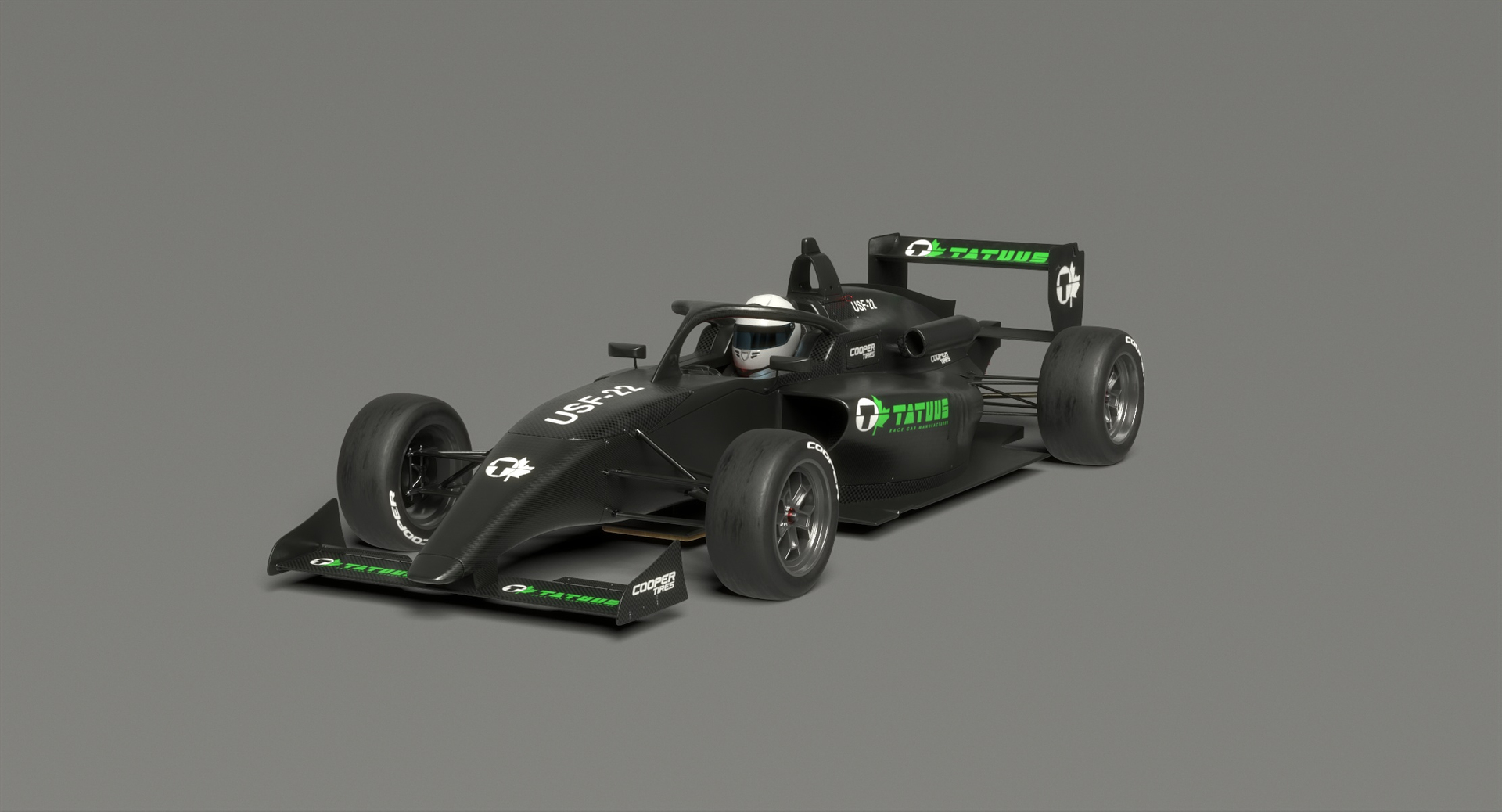modelo 3d Tatuus USF-22 Temporada 2022 Coche de carreras - TurboSquid ...