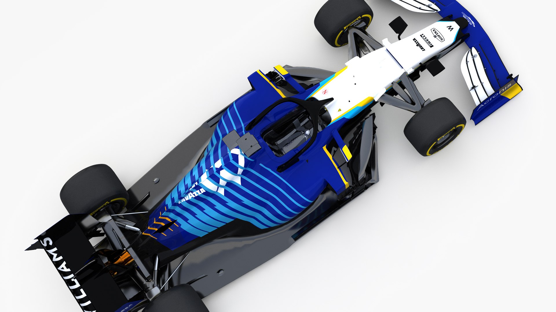 F1 Williams FW43B 2021 3D Model - TurboSquid 1717506