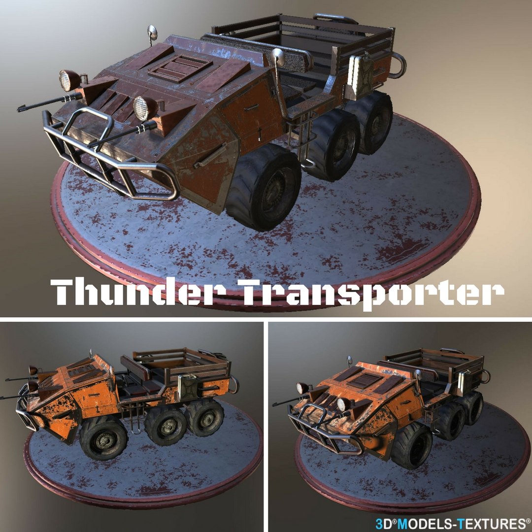 Thunder Transporter Model - TurboSquid 1210036
