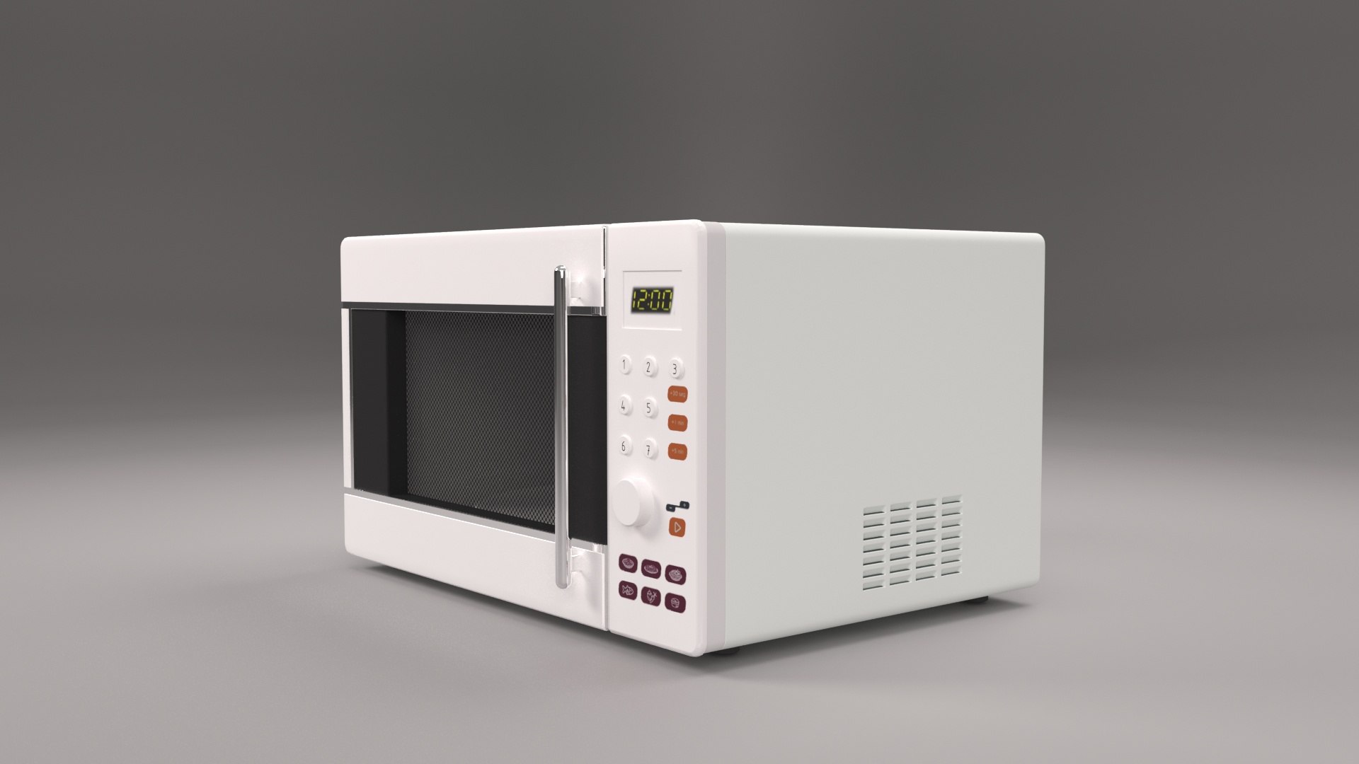 Microwave Model - TurboSquid 2024836