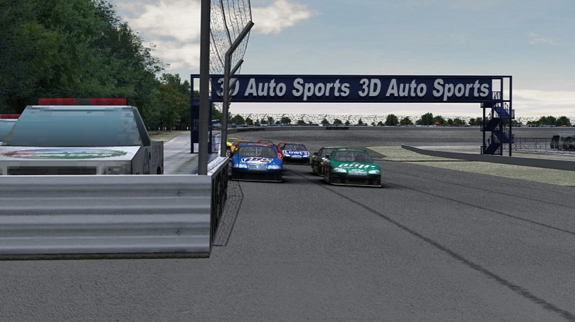 3d Track Oval Race Model