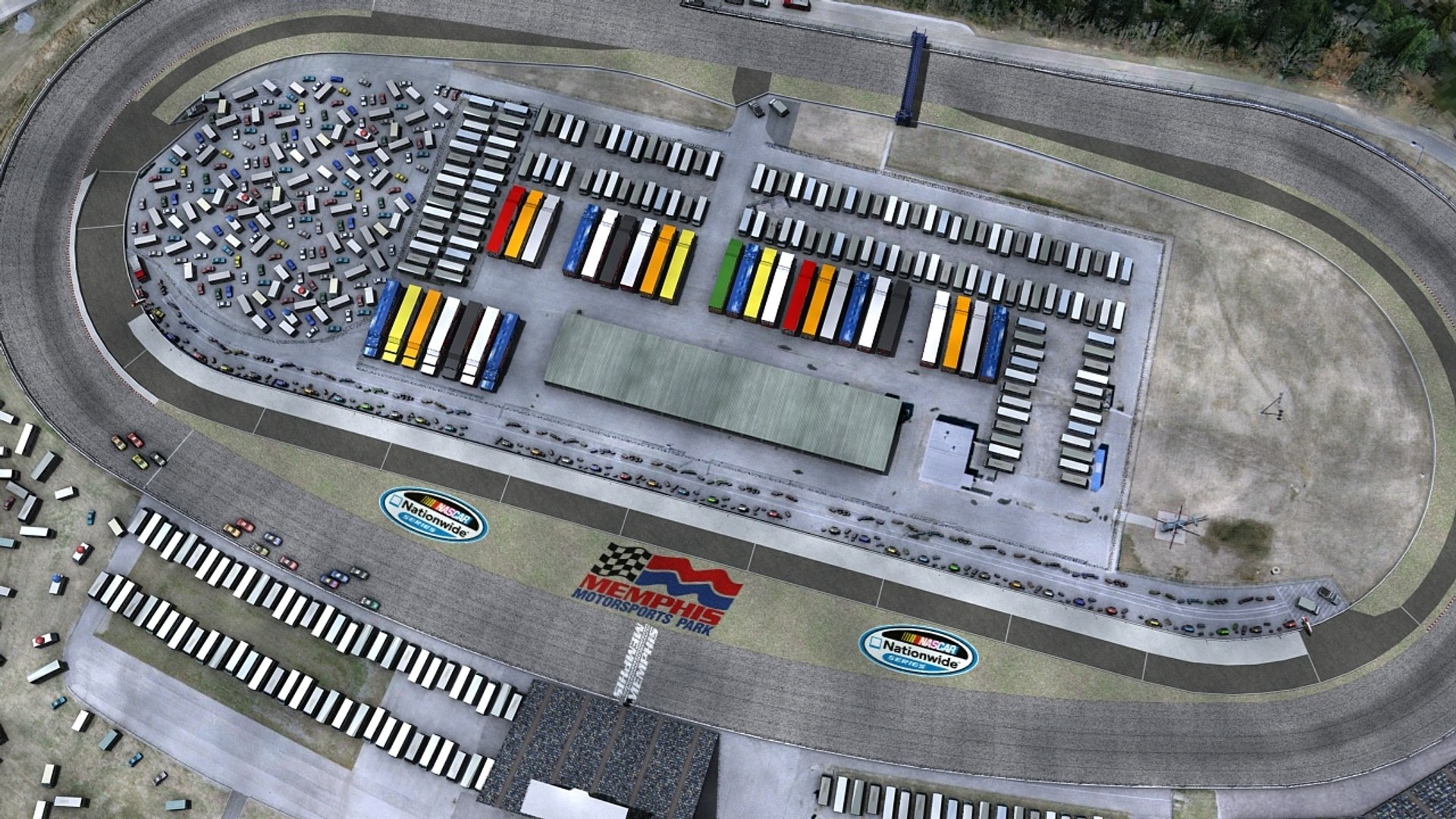 3d Track Oval Race Model