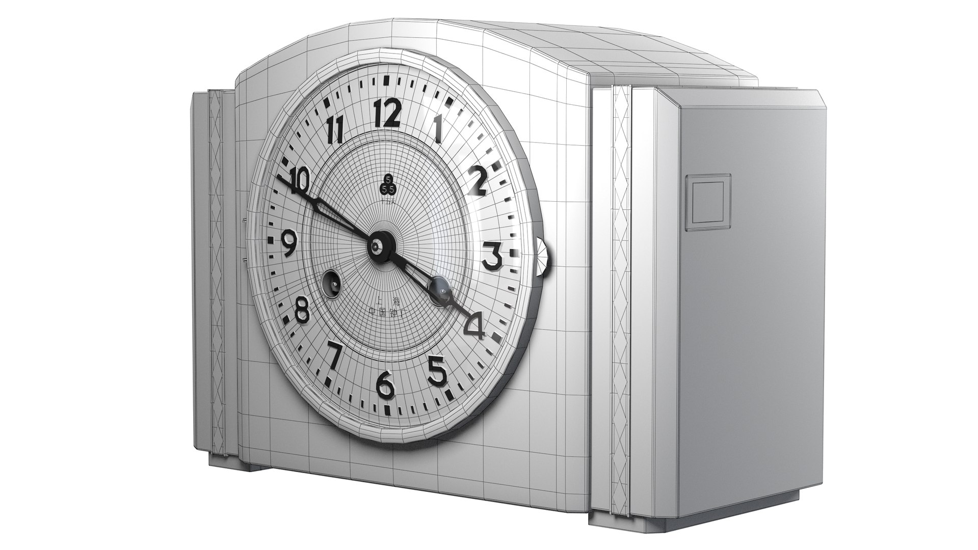 China Shanghai Sanwu Old Clock Mechanical Winding 15th Day Clock Old ...