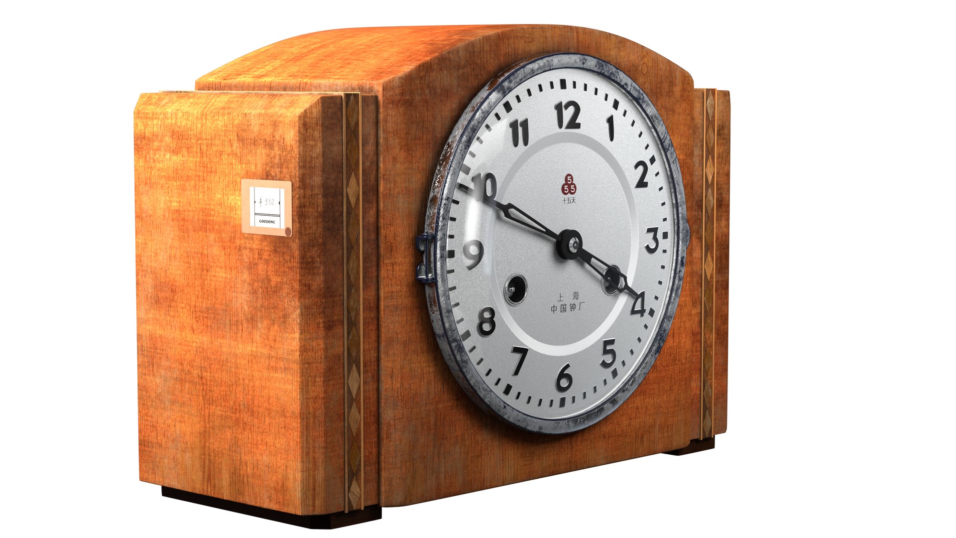 China Shanghai Sanwu Old Clock Mechanical Winding 15th Day Clock Old ...