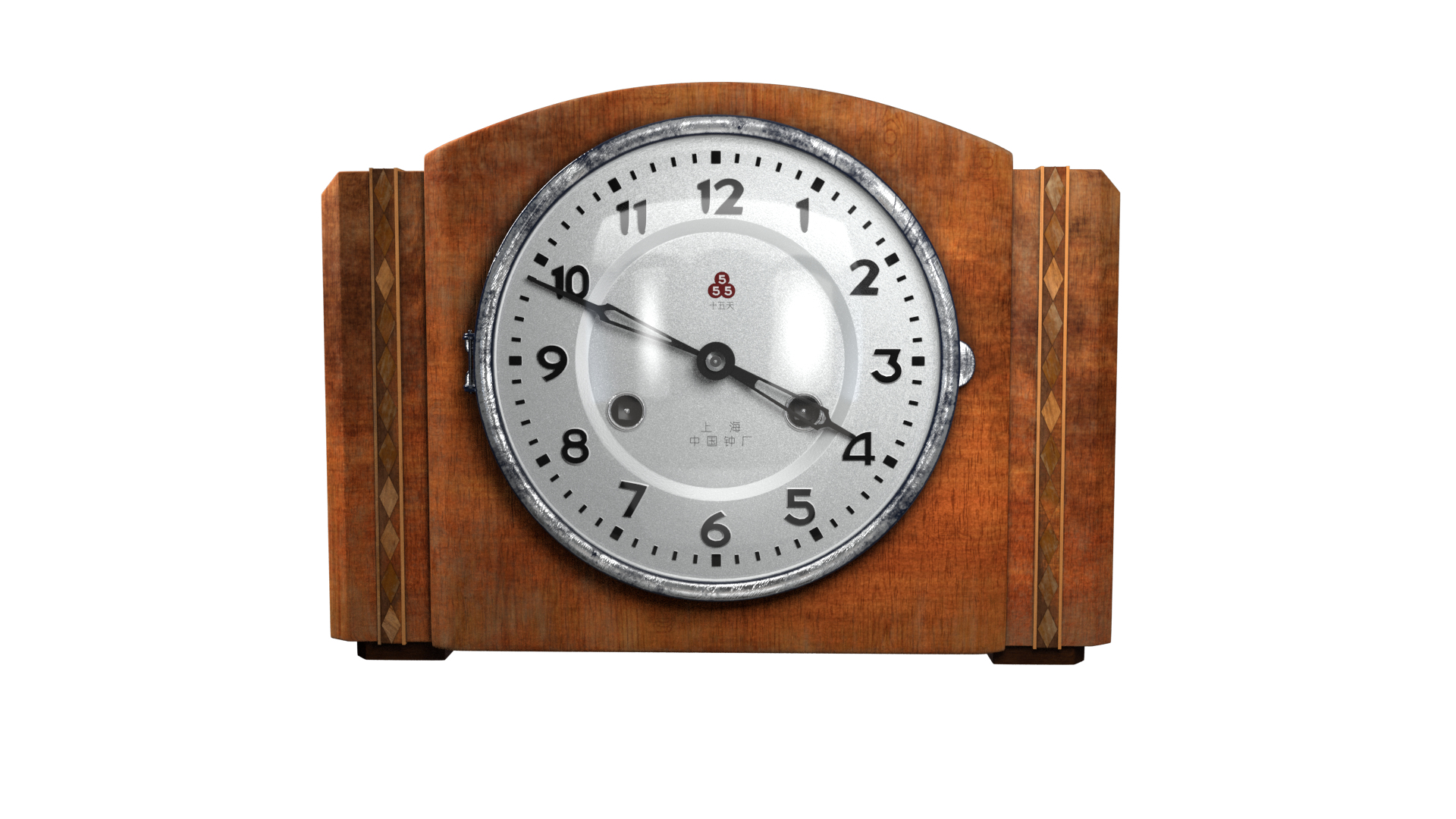 China Shanghai Sanwu Old Clock Mechanical Winding 15th Day Clock Old ...