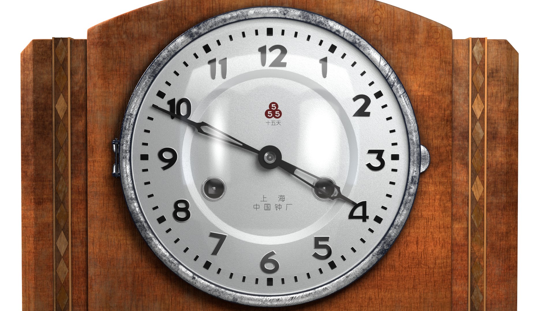 China Shanghai Sanwu Old Clock Mechanical Winding 15th Day Clock Old ...