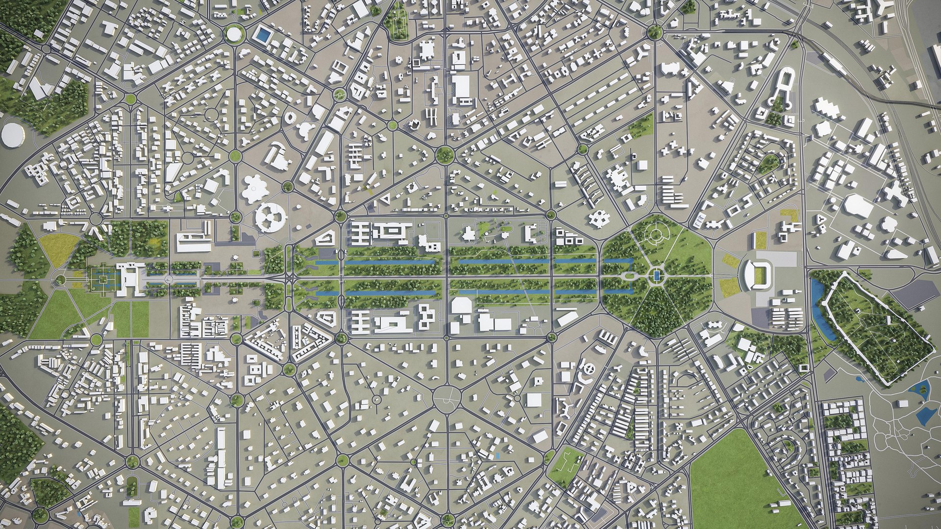 New Delhi Surrounding - 3D Model - TurboSquid 1577492