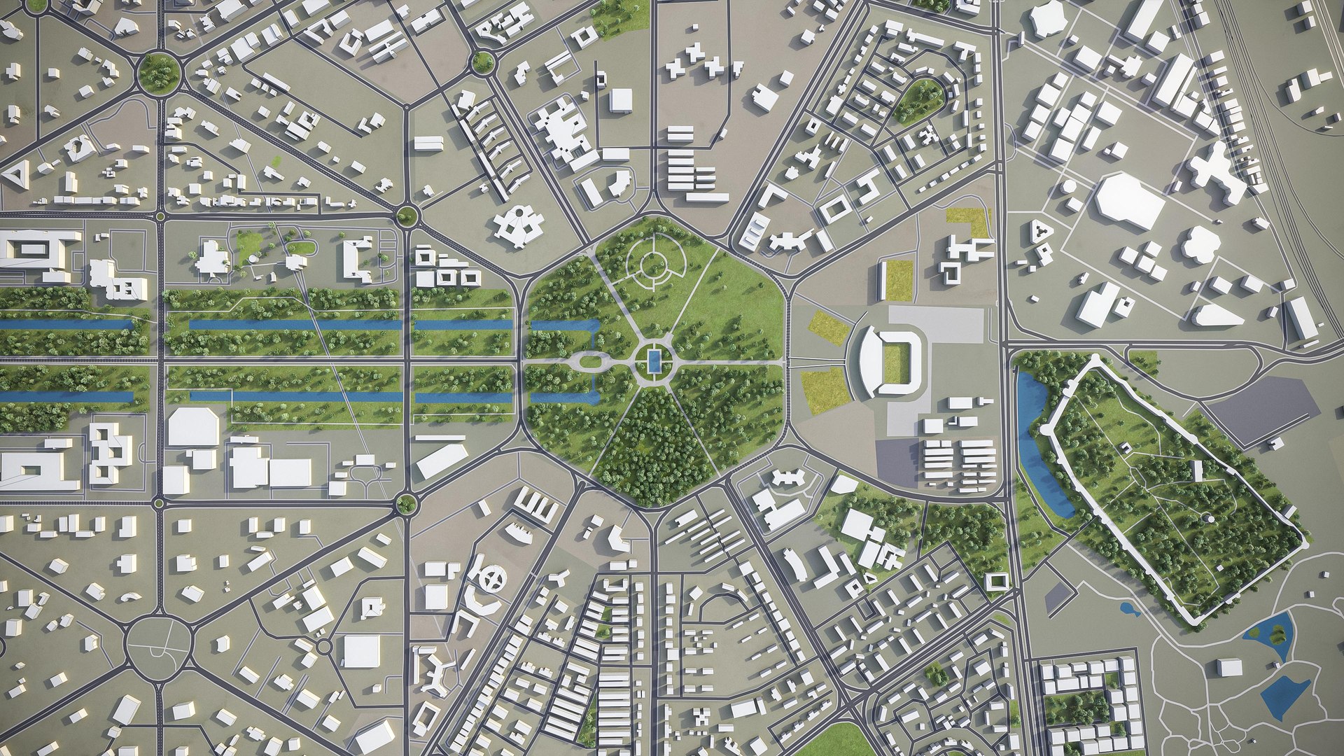 New Delhi Surrounding - 3D Model - TurboSquid 1577492