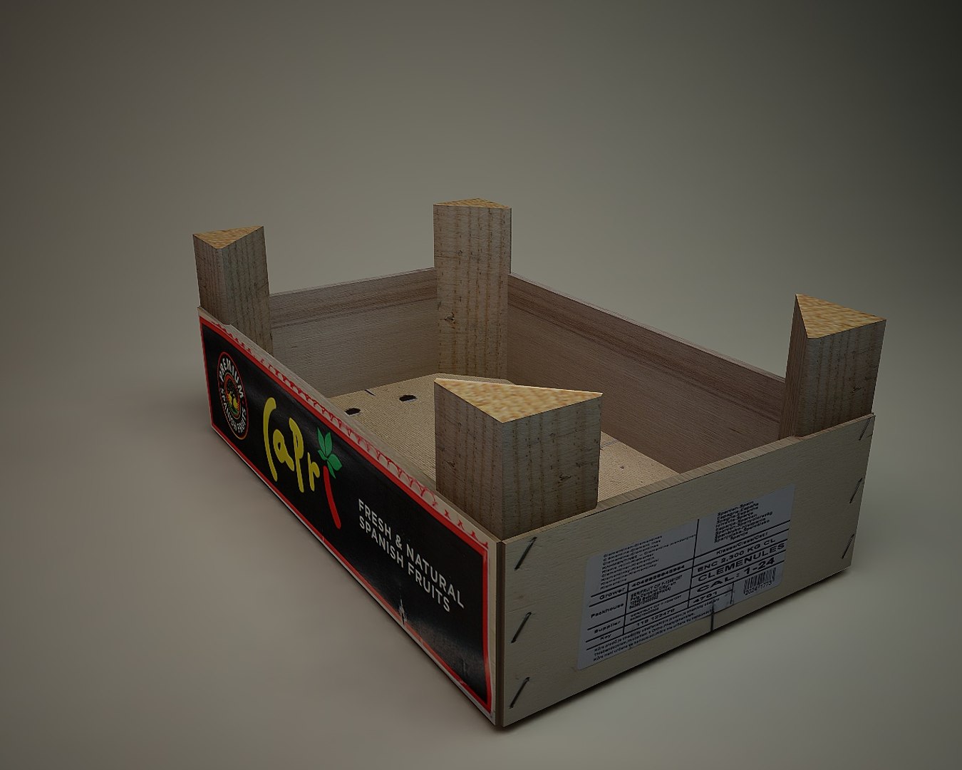 3d Fruit Box Model