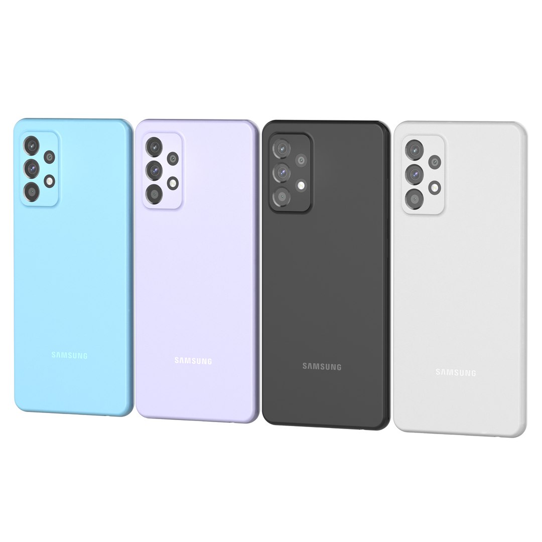 3D Samsung Galaxy A52 Model - TurboSquid 1712674