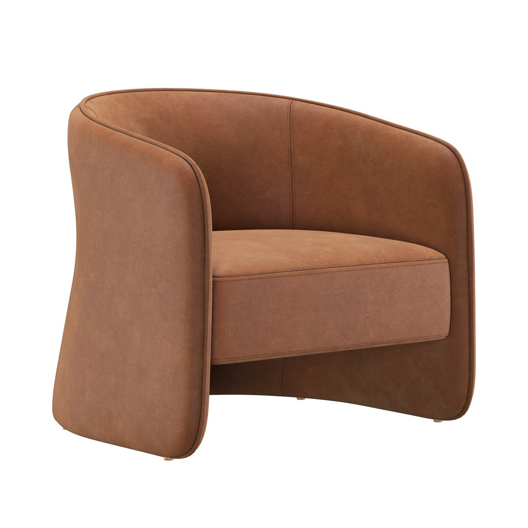 GIA LEATHER CHAIR 3D Model - TurboSquid 2185463