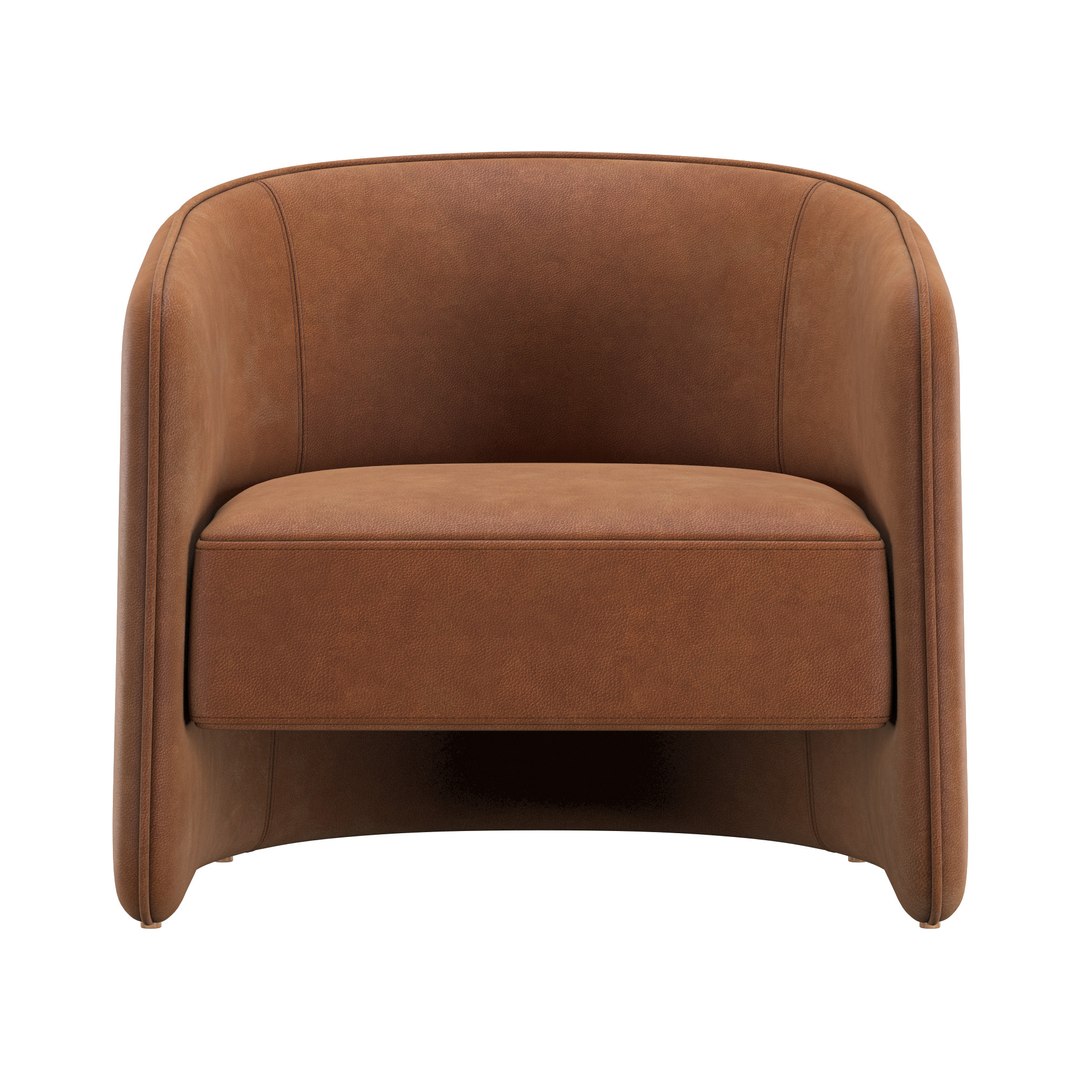 GIA LEATHER CHAIR 3D Model - TurboSquid 2185463