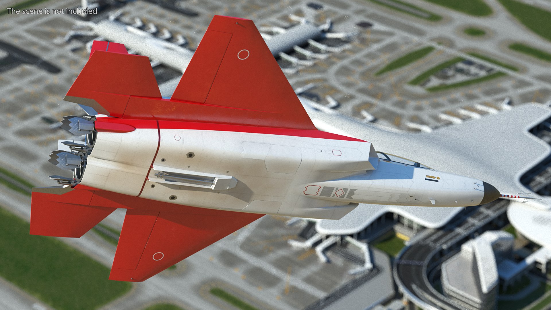 Mitsubishi X2 Shinshin Stealth Fighter Aircraft Flight 3D model ...
