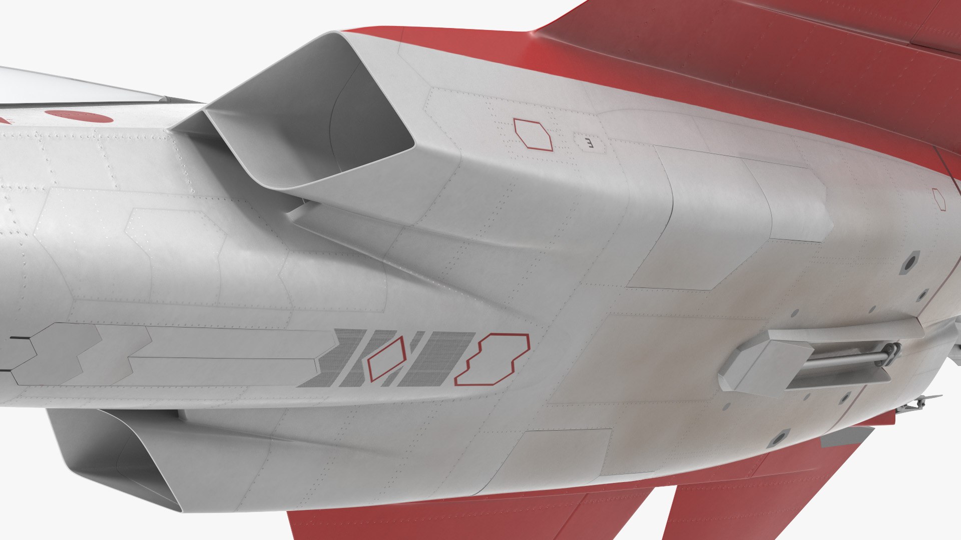 Mitsubishi X2 Shinshin Stealth Fighter Aircraft Flight 3D model ...